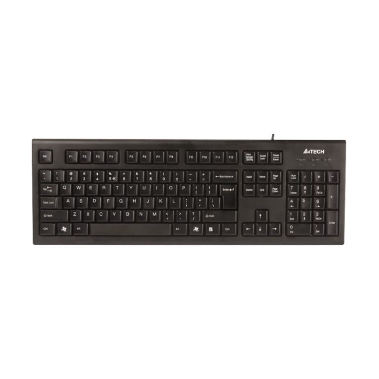 A4 Tech KR-92 Black USB Keyboard With Bangla - Digital Bridge